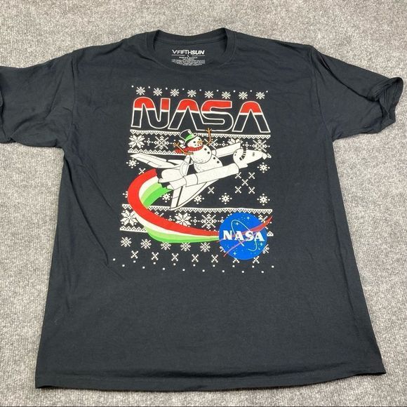 Fifth Sun | Shirts | Nasa Christmasfrosty Holiday Tshirt L5th Sun ...